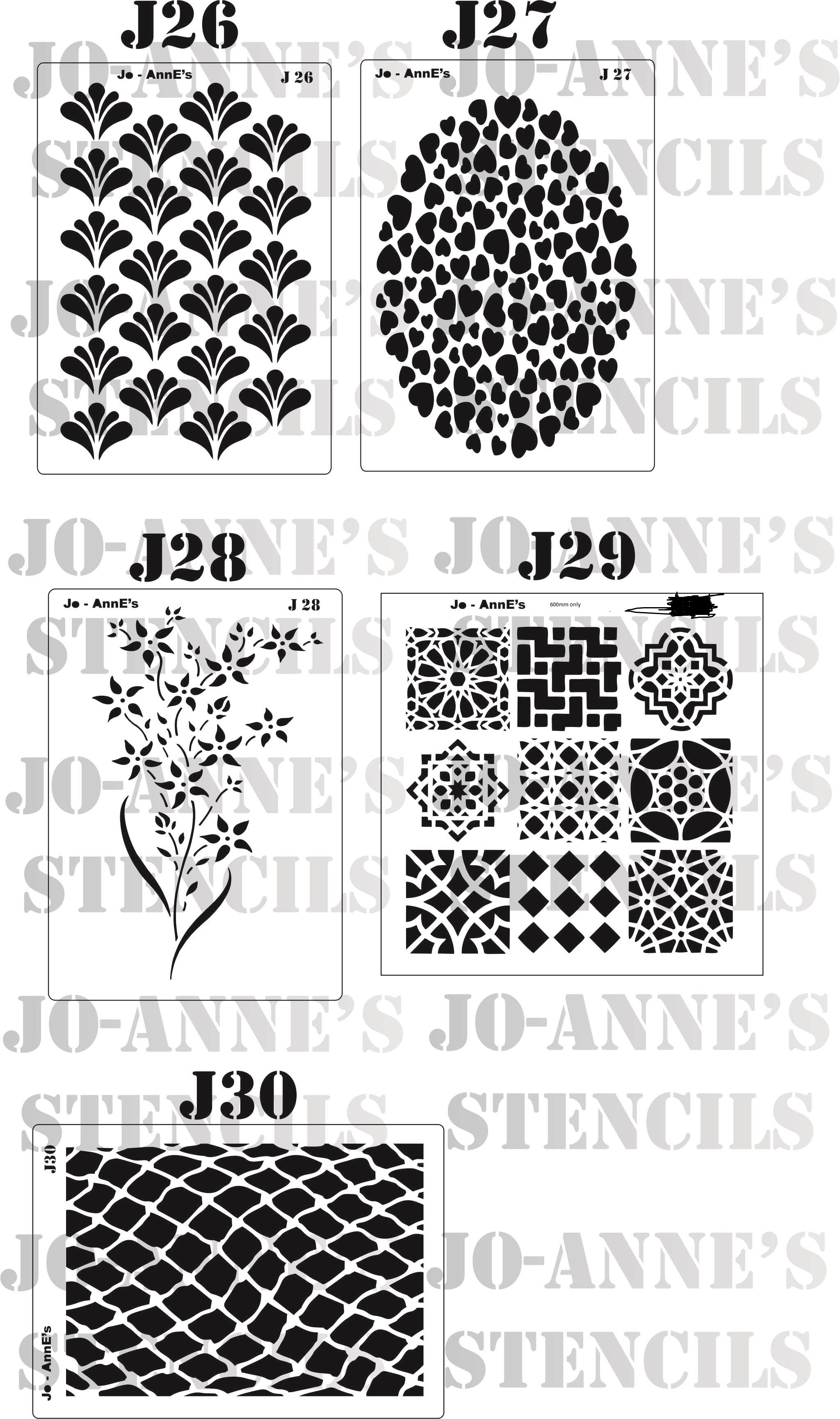 Stencils – Jo-AnnE's Stencils & Stamps